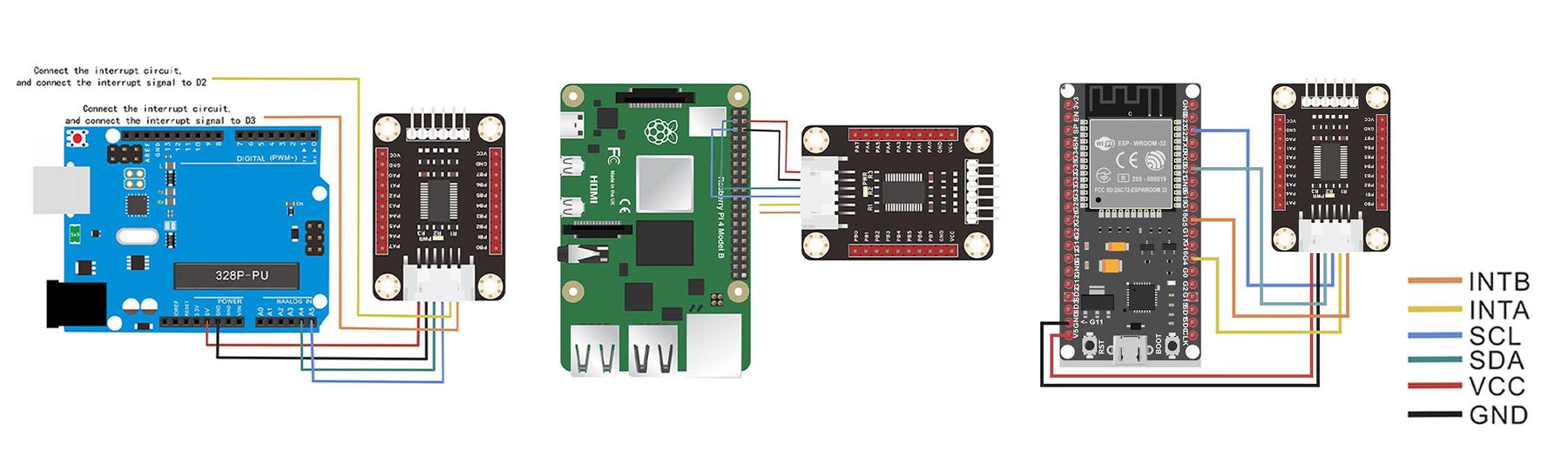 MCP23017 IO Expansion Board SKU: CQRMCP23017A - CQRobot-Wiki