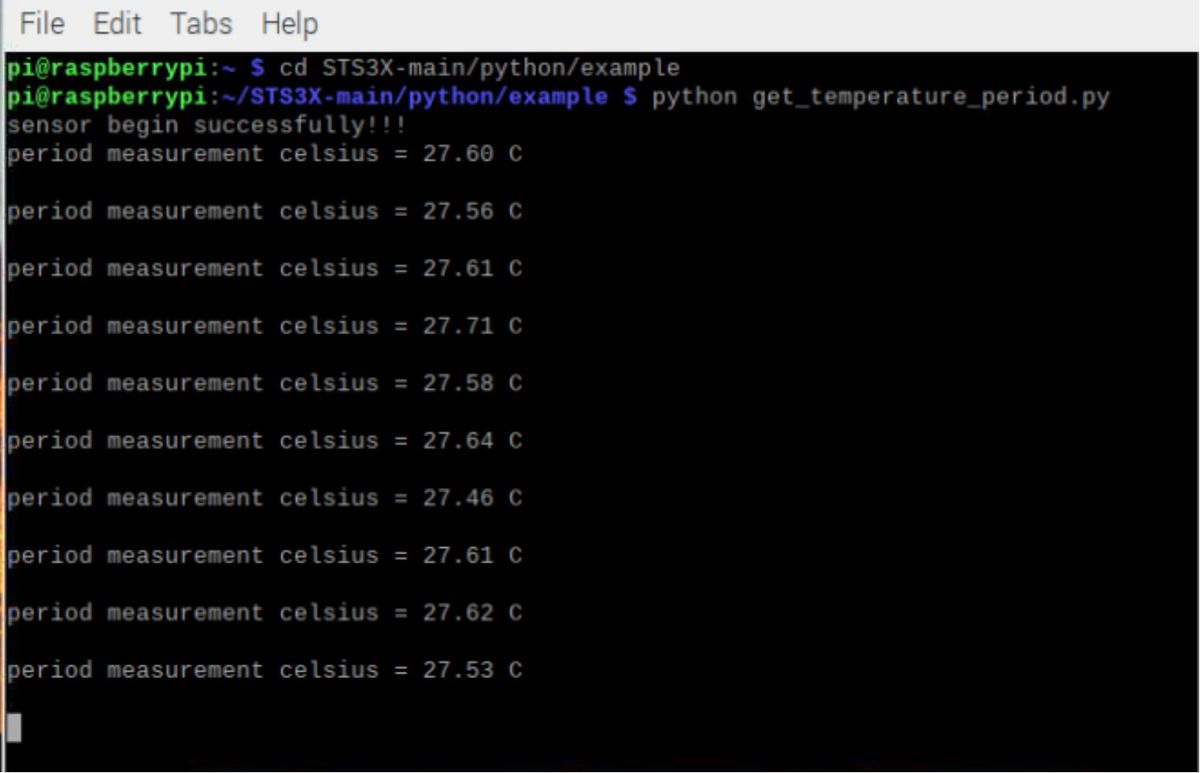 STS35 Temperature Sensor SKU: CQRSTS35A - CQRobot-Wiki
